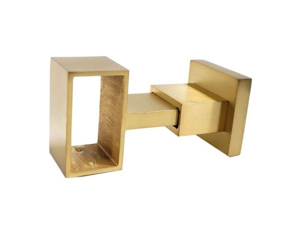 Metal Loop Rectangular Curtain Rod Bracket | Etsy