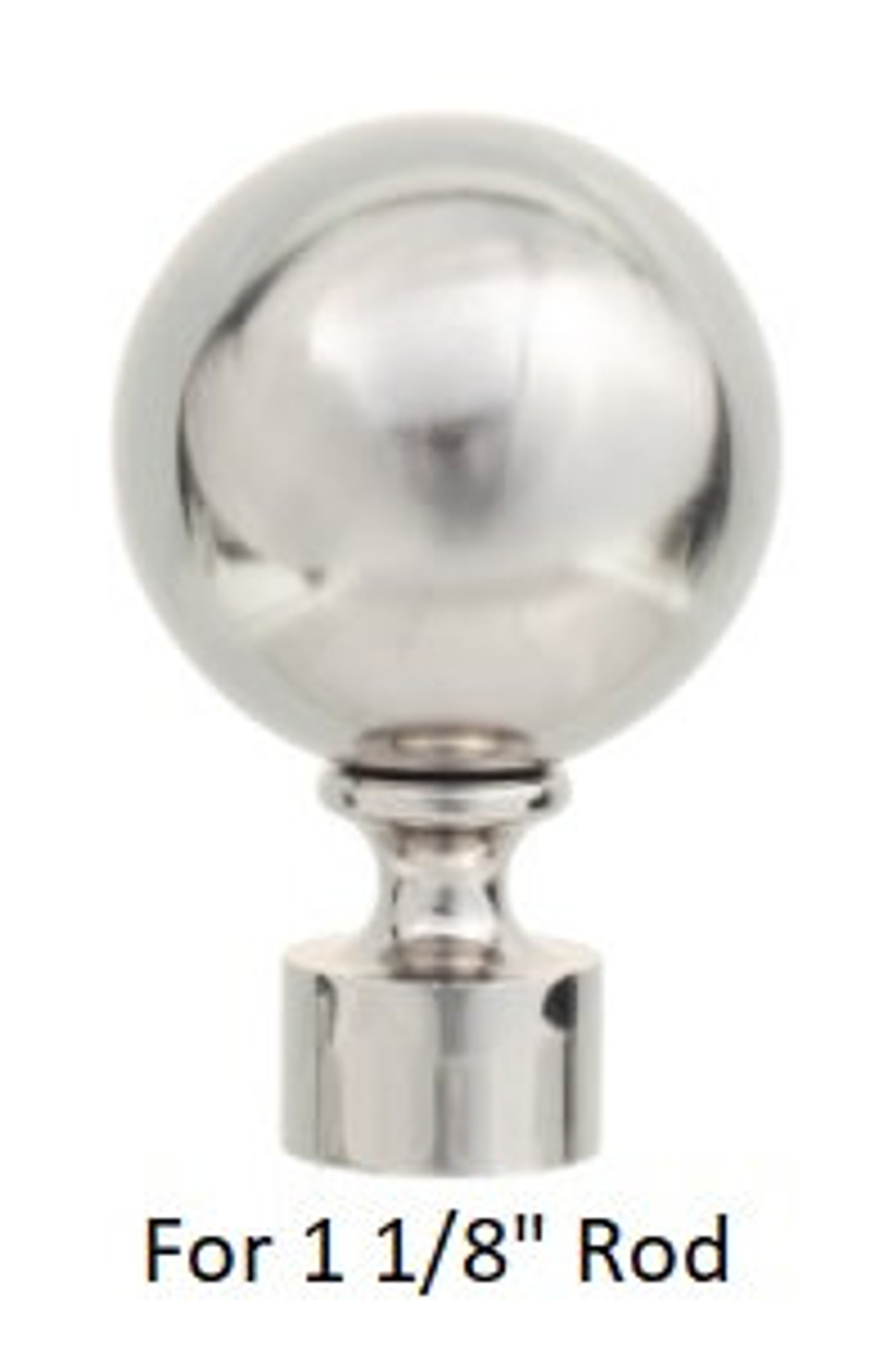 Ball Finial for Metal or Acrylic Curtain Rod - Etsy