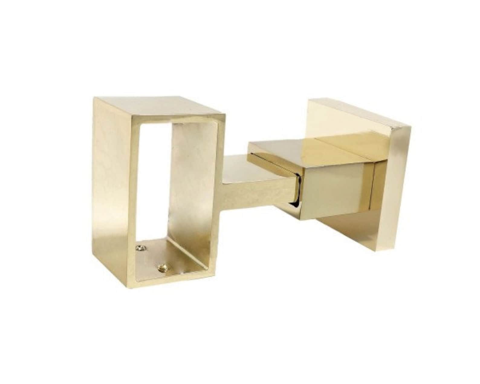 Metal Loop Rectangular Curtain Rod Bracket | Etsy