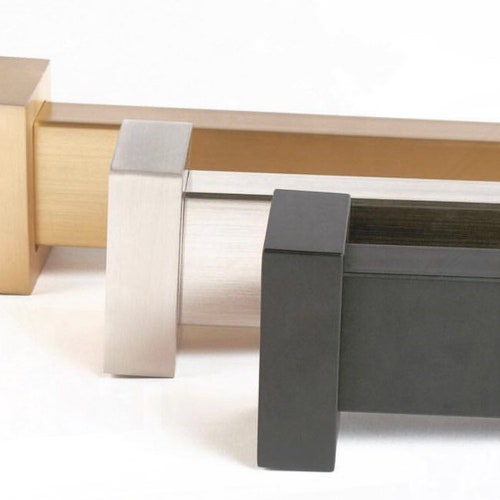 Metal Loop Rectangular Curtain Rod Bracket - Etsy