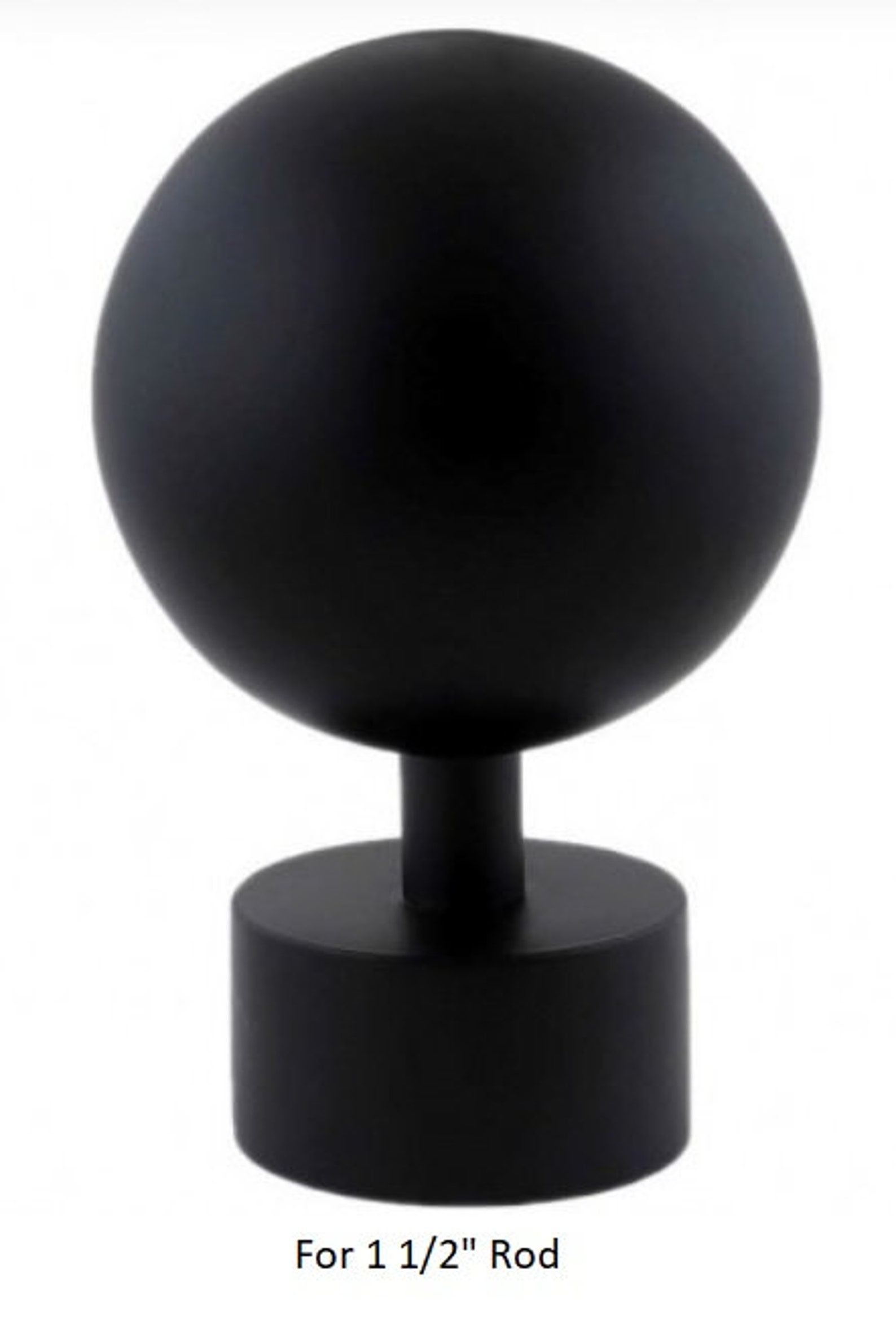 Ball Finial for Metal or Acrylic Curtain Rod | Etsy