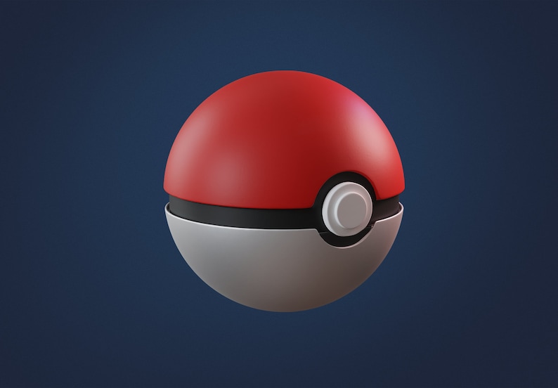 Inside the Pokeball Diorama 3d Print STL Download - Etsy