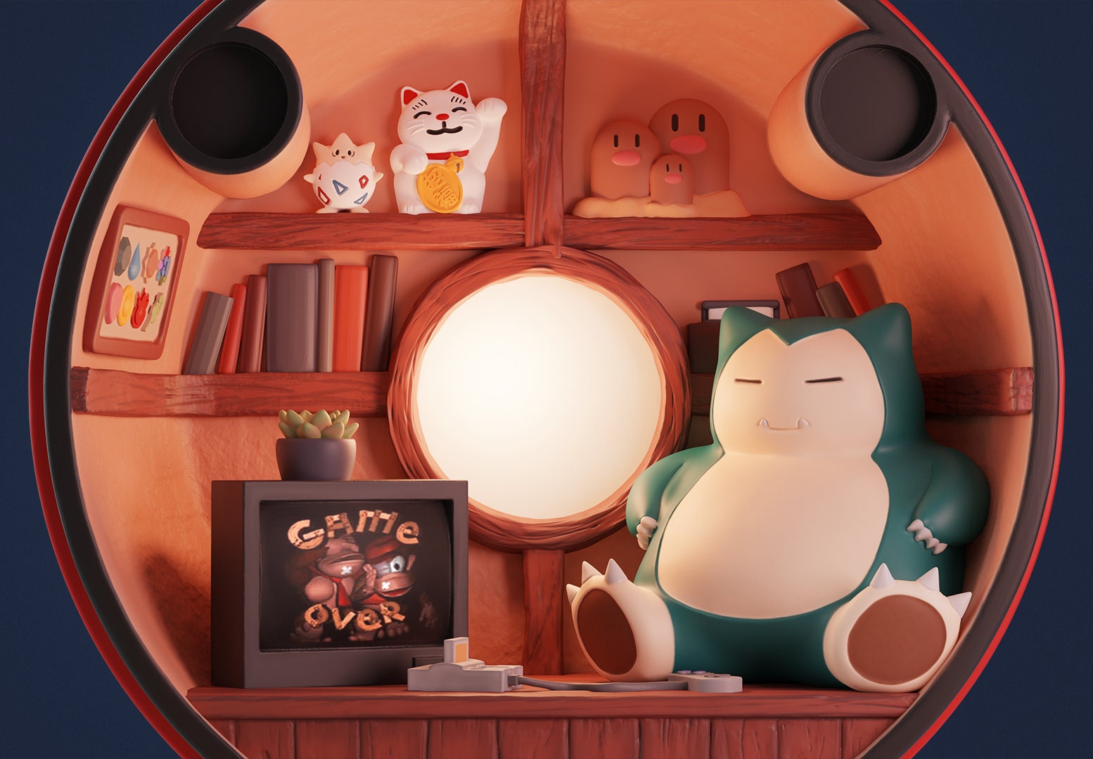 Inside the Pokeball Diorama 3d Print STL Download - Etsy