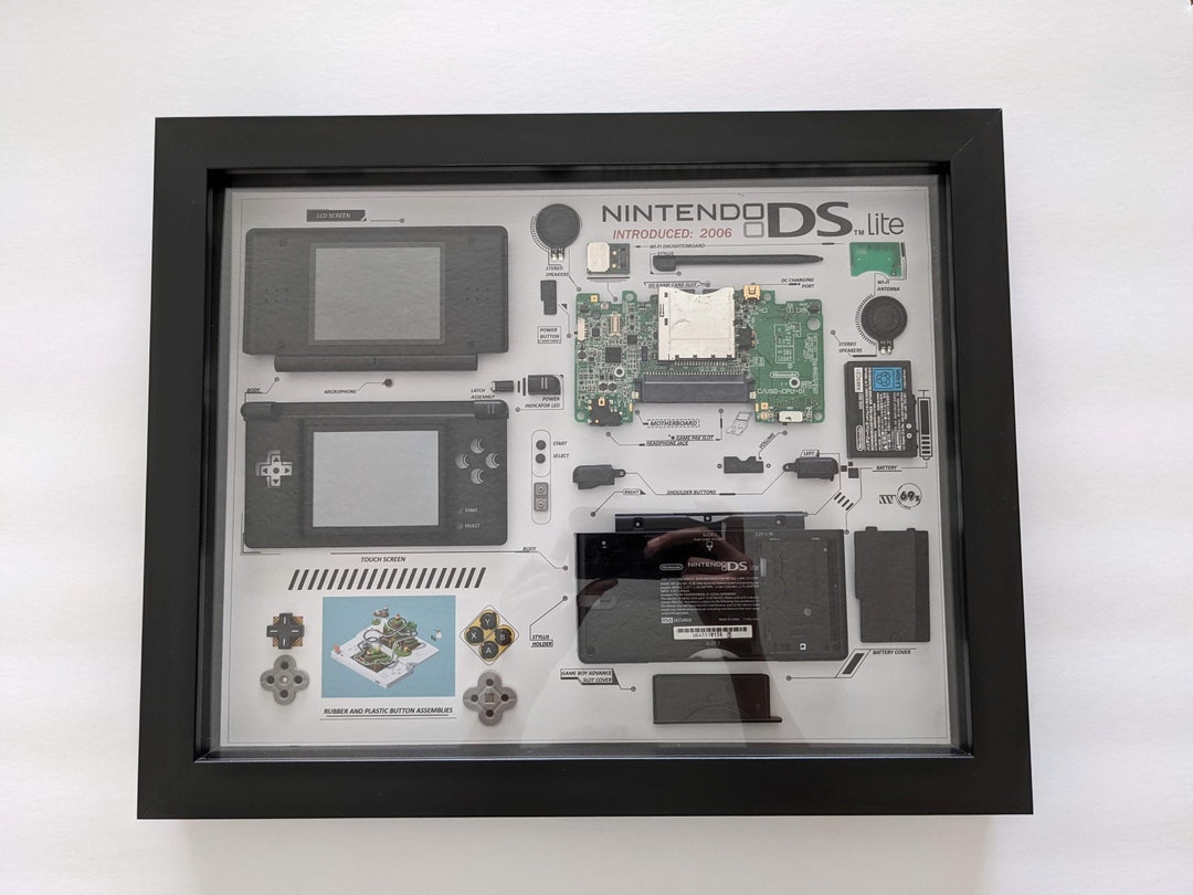 Download DS Lite Disassembly Frame Template - Etsy
