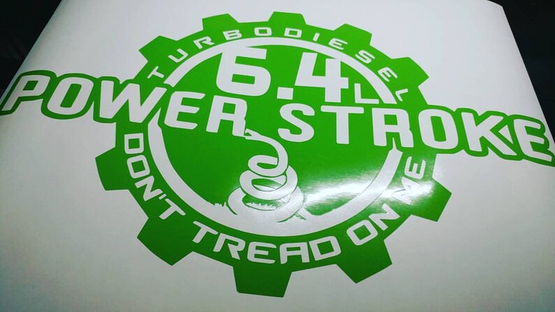 Power Stroke Emblem Vector for Decal - Etsy