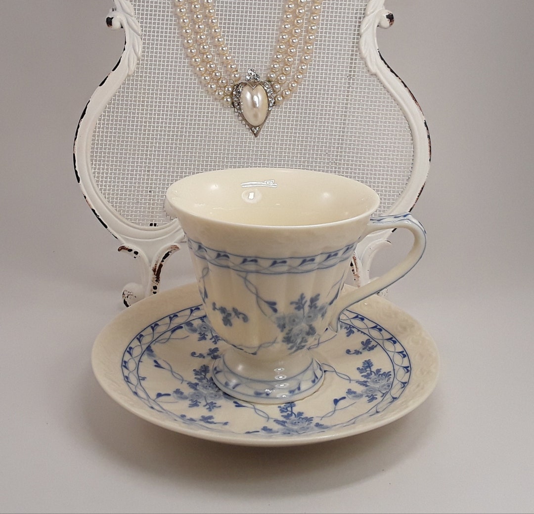 Avon ~ Rose Brocade ~ Teacup and Saucer Set ~ Fine Porcelain ~ Vintage ...