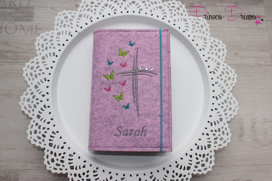 Hymn Book Cover Made of Felt, Hymn Book Cover With Name, Cover for Hymn ...