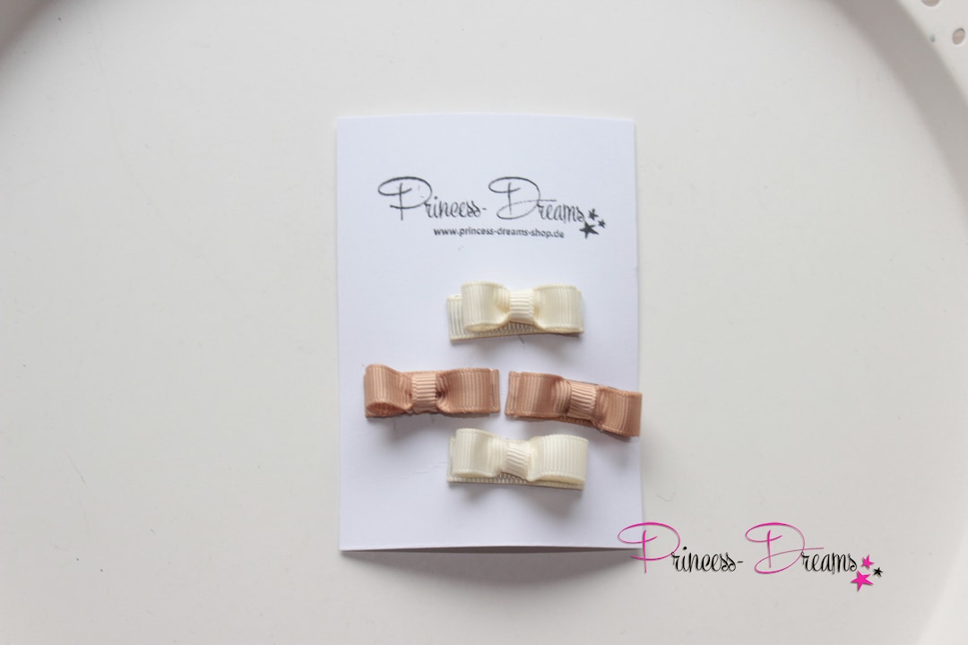 Set of Hair Clips Baby Hair Clip Baptism Girl Hair Clip Clip Baby ...