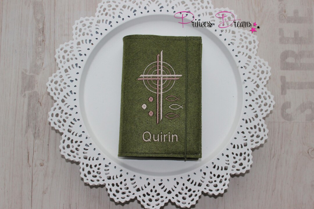 Hymn Book Cover With Name, Hymn Book Cover Made of Felt, Cover for Hymn ...