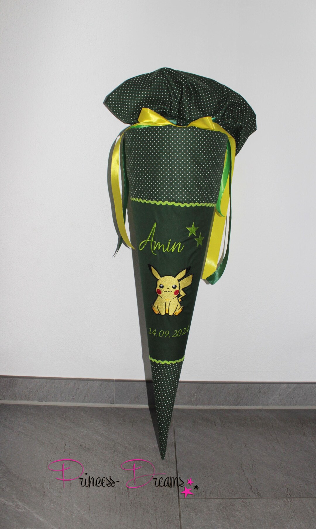 School Cone Pokemon, School Cone Made of Fabric With Pillow, School ...