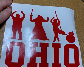 Ohio State Window Decal - Etsy