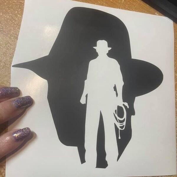 Indiana Jones Decal - Etsy