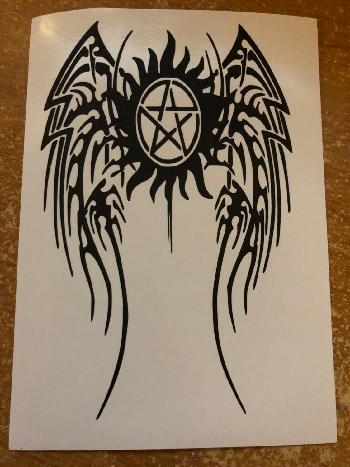Anti Possession Symbol Wings