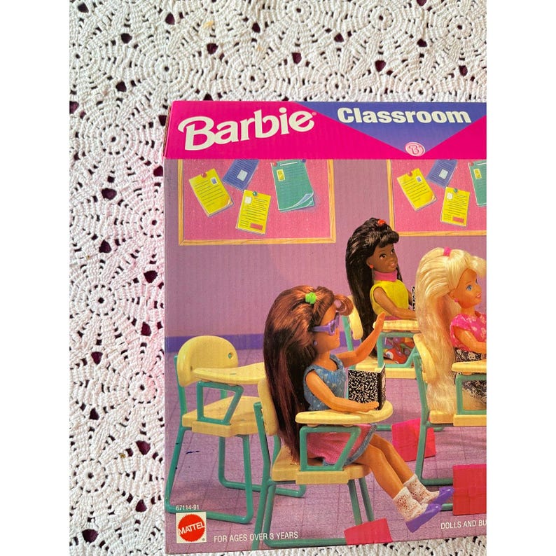 Barbie Classroom Playset School-time Fun 1996 Mattel No 67114-91 NRFB ...