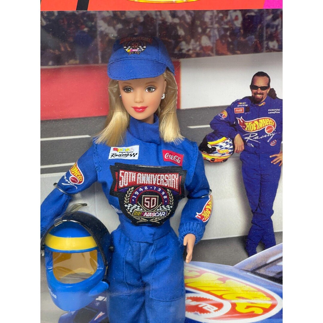 50th Anniversary Nascar 1998 Barbie Doll Mattel Collectors Edition ...