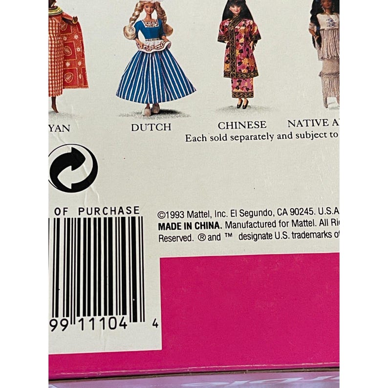 Dutch Barbie Dolls of the World Special Edition 1993 Mattel 11104 ...