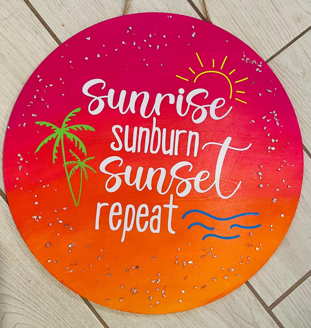 Sunset Beach Sign - Etsy