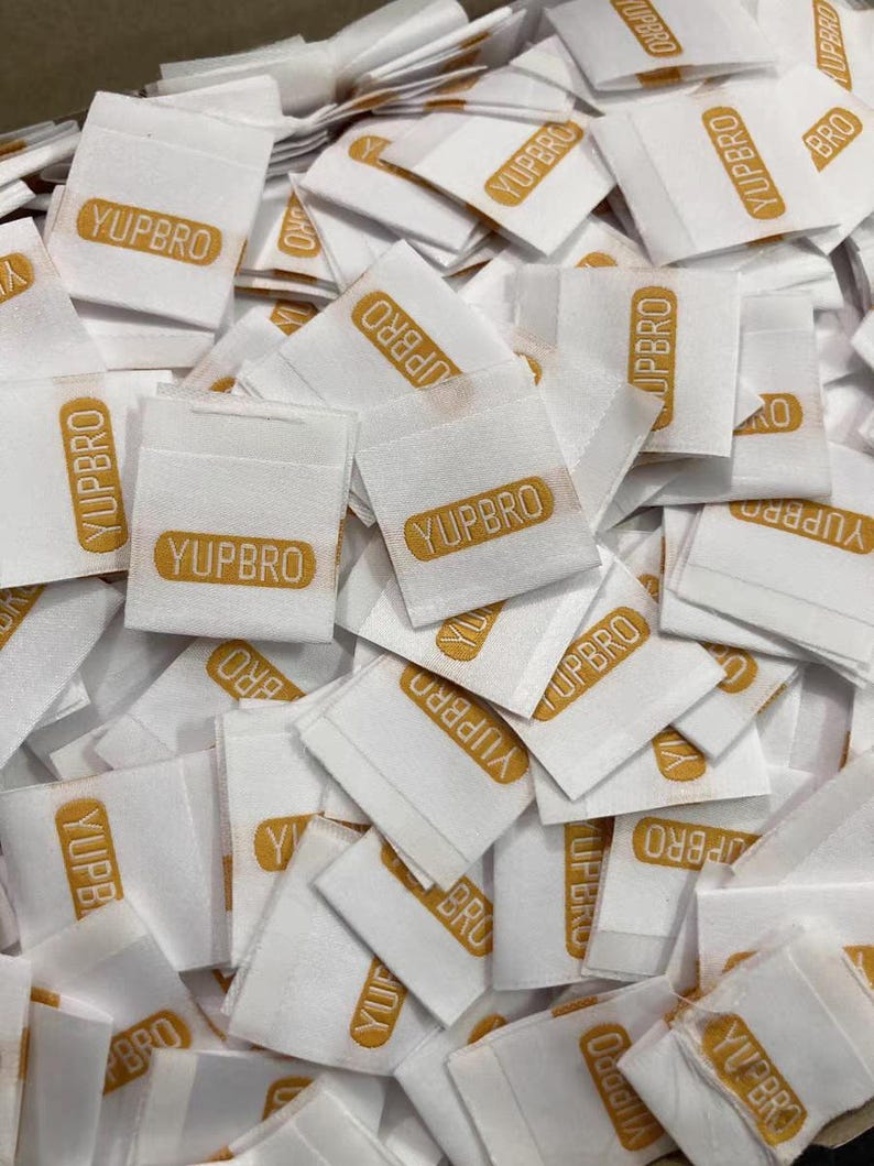 500 Pcs Custom Woven Labels Tags - Etsy