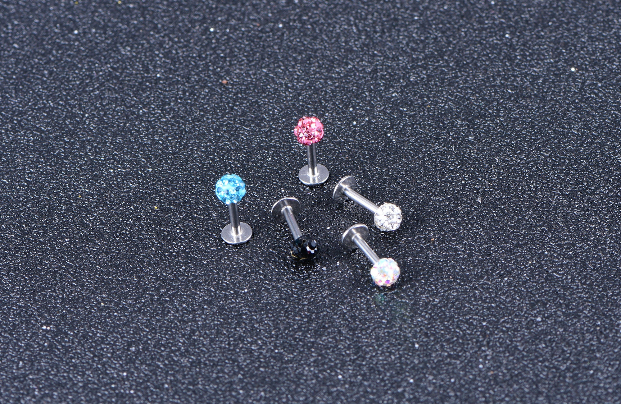 5 Pcs Lip Rings Labret Jewelry 16G Tragus Earrings Cartilage | Etsy