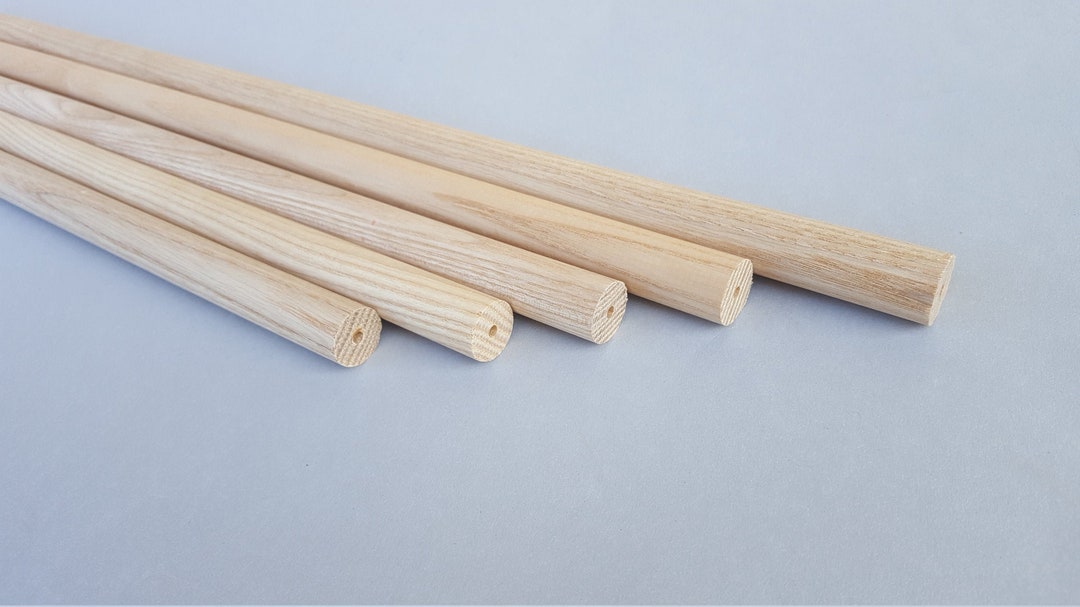 Wooden Sticks Made of Ash - Untreated - for All Kinds of Handicrafts ...