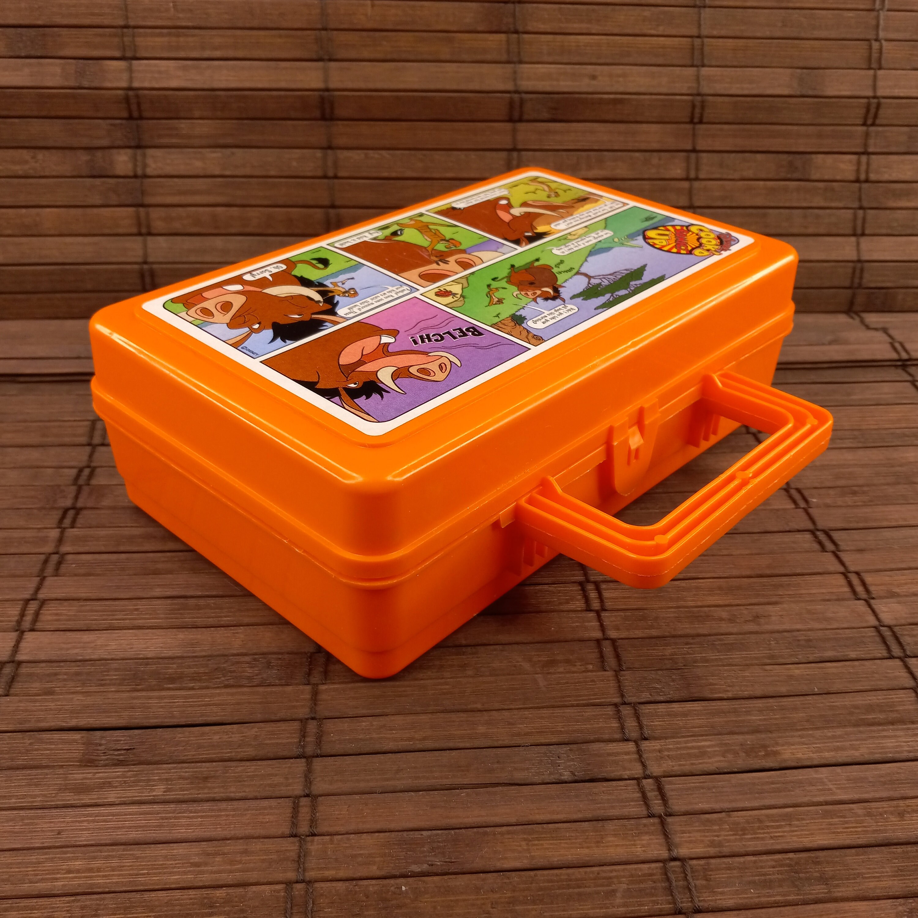 Vintage Disney Whirley Cook'd up Comics Orange Lunch Box Lion King ...