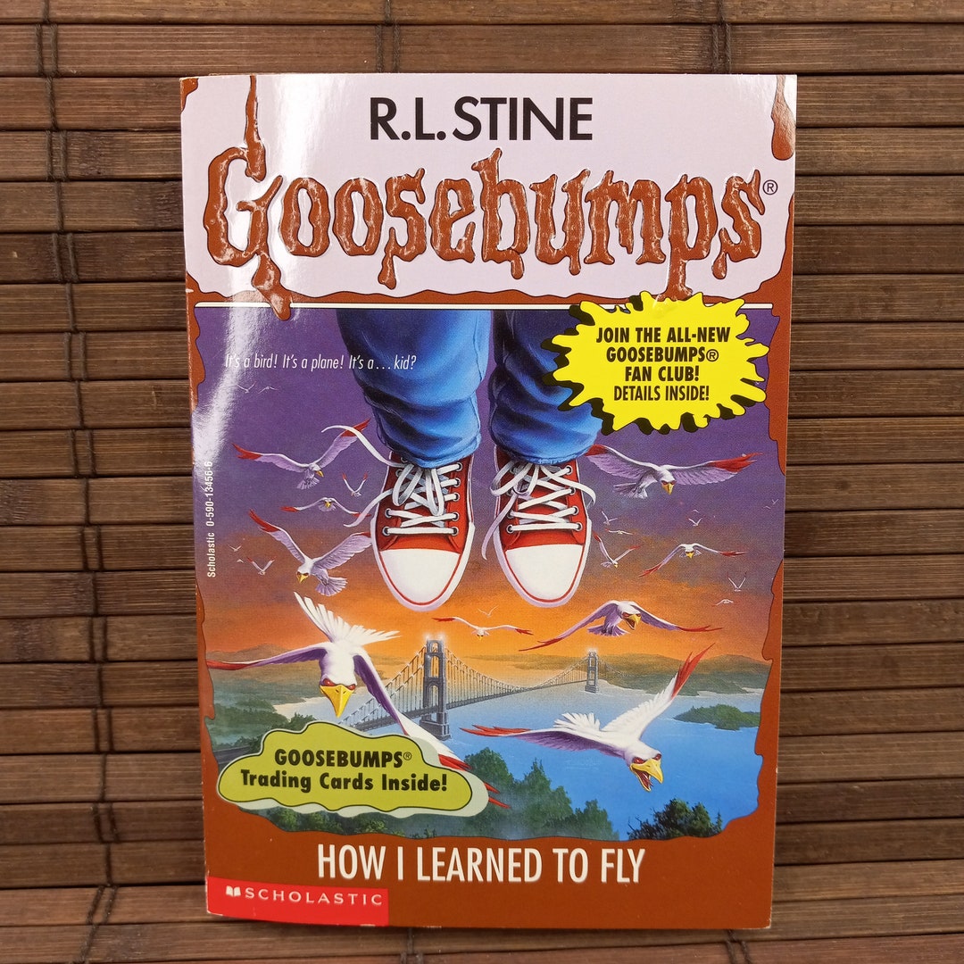 Goosebumps #52 How I Learned to Fly Stickers Bookmark 2 Trading Cards ...