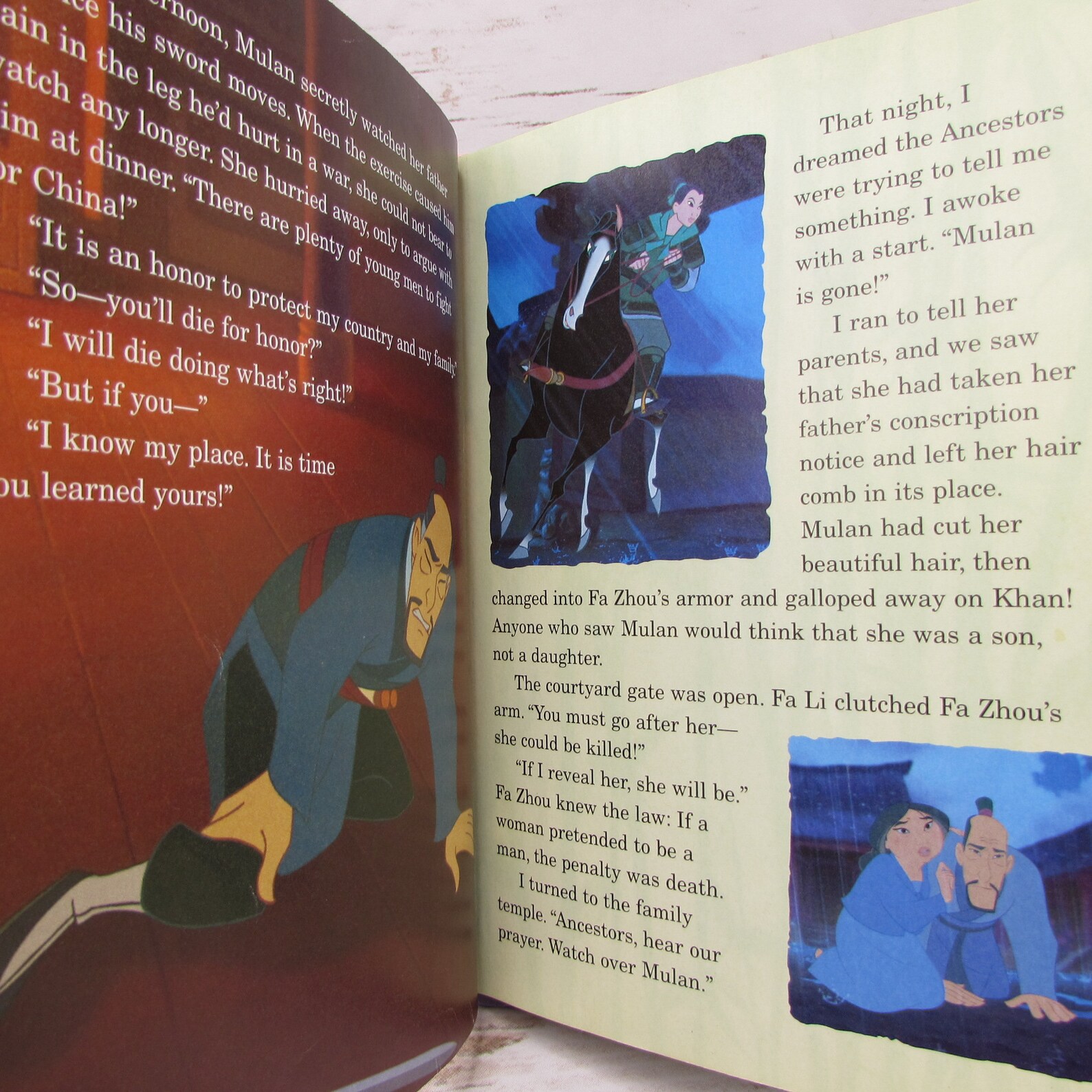 Disneys Mulan Read and Sing Along Book Only 1998 Full Color - Etsy UK