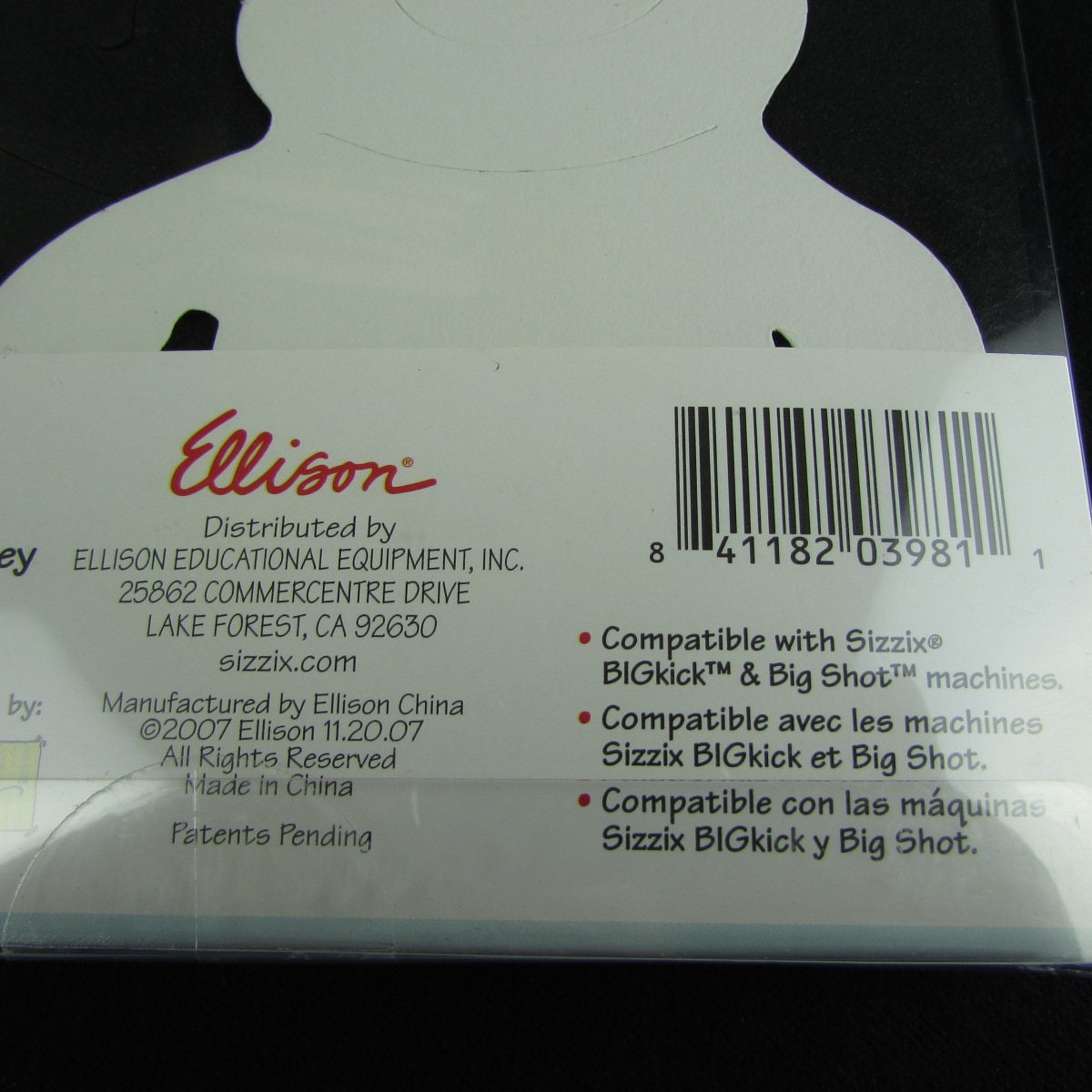 Sizzix Bigz Die Monkey Animal Dress Ups 655438 Dena Designs - Etsy