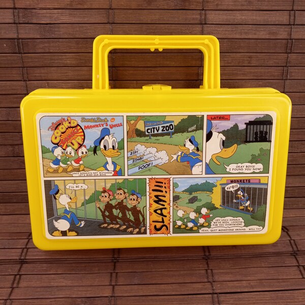 Vintage Donald Duck Lunch Box - Etsy