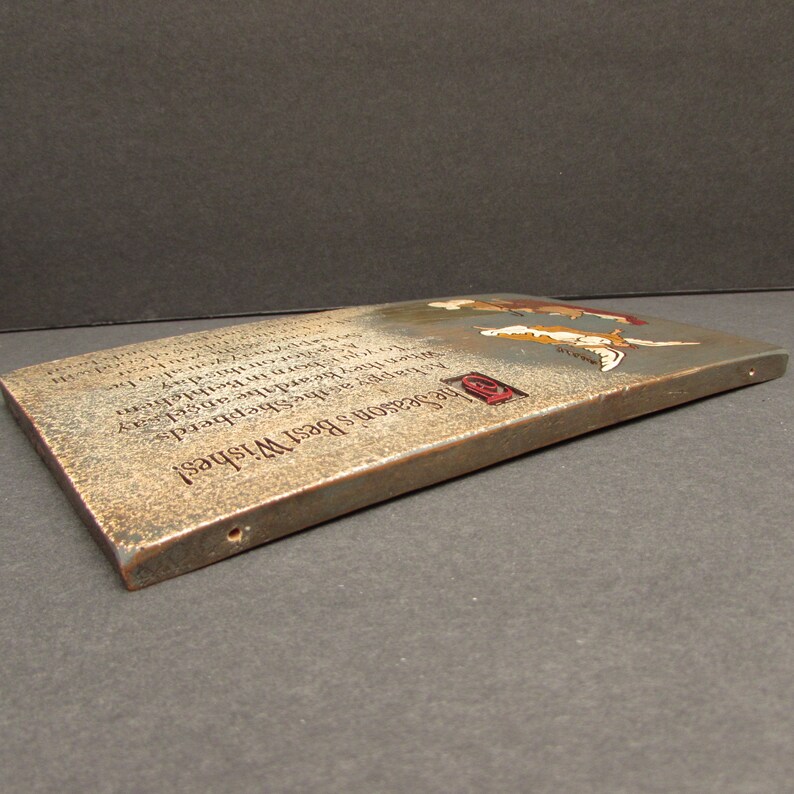 Salem Collection Reproduction Treenware Christmas Plaque Season's Best ...