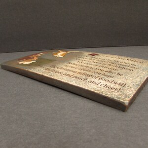 Salem Collection Reproduction Treenware Christmas Season's Best Wishes ...