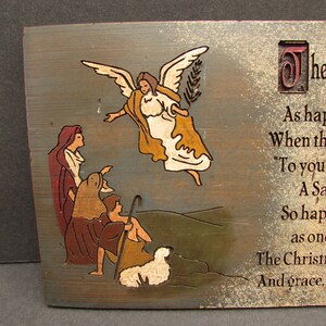 Salem Collection Reproduction Treenware Christmas Season's Best Wishes ...