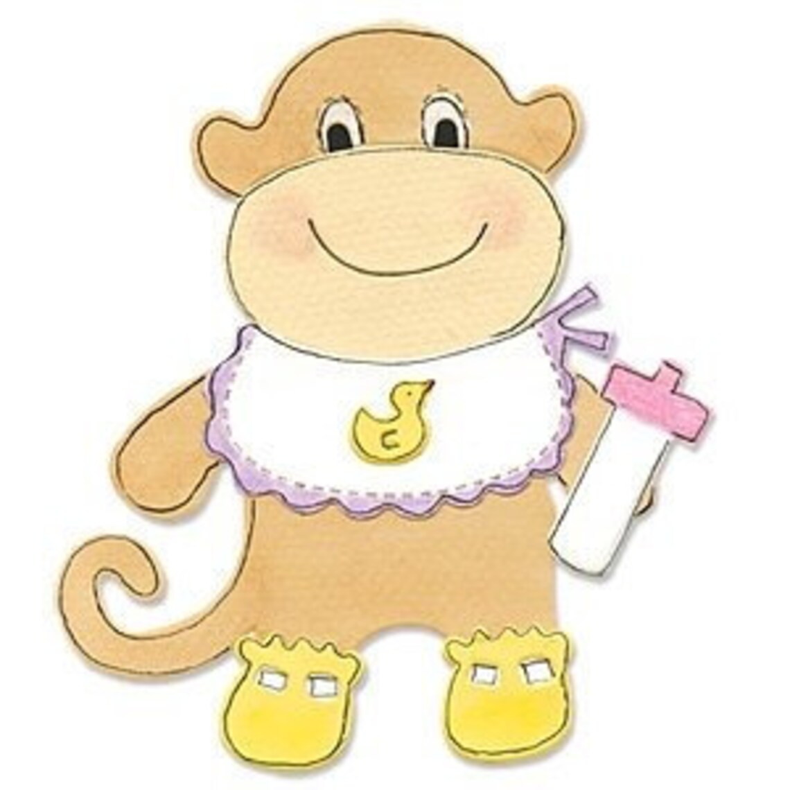 Sizzix Bigz Die Monkey Animal Dress Ups 655438 Dena Designs | Etsy