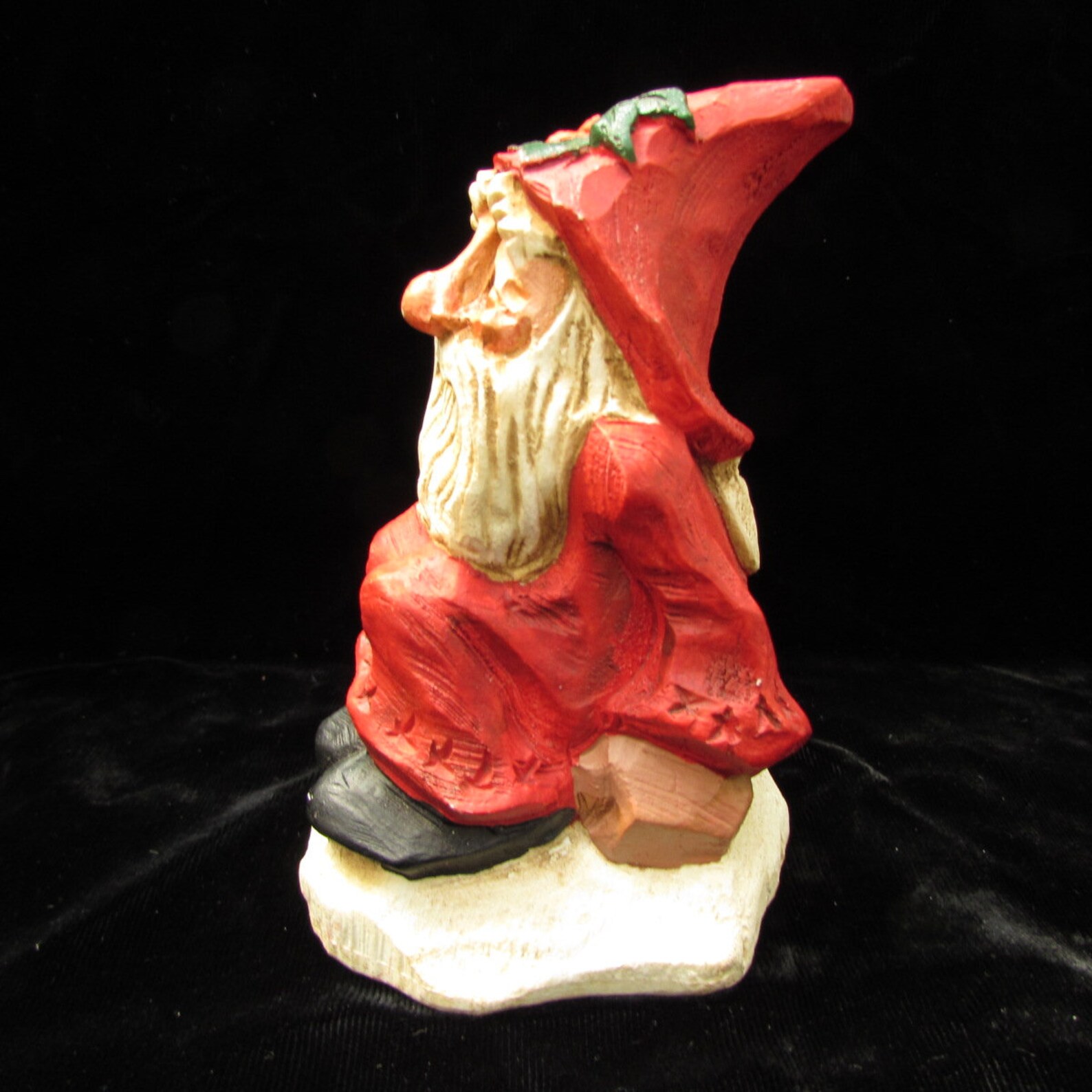 David Frykman Collection Oh the Joy Sitting Santa 4.75 - Etsy