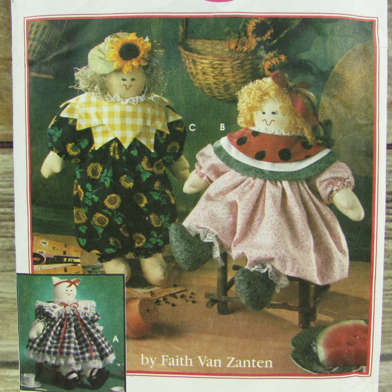 Stuffed Doll Cat 17 Home Decor Faith Van Zanten Simplicity Crafts 8899 ...