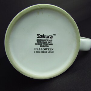 Debbie Mumm Frankenstein Scarecrow Trick or Treat Halloween Mug 1998 ...