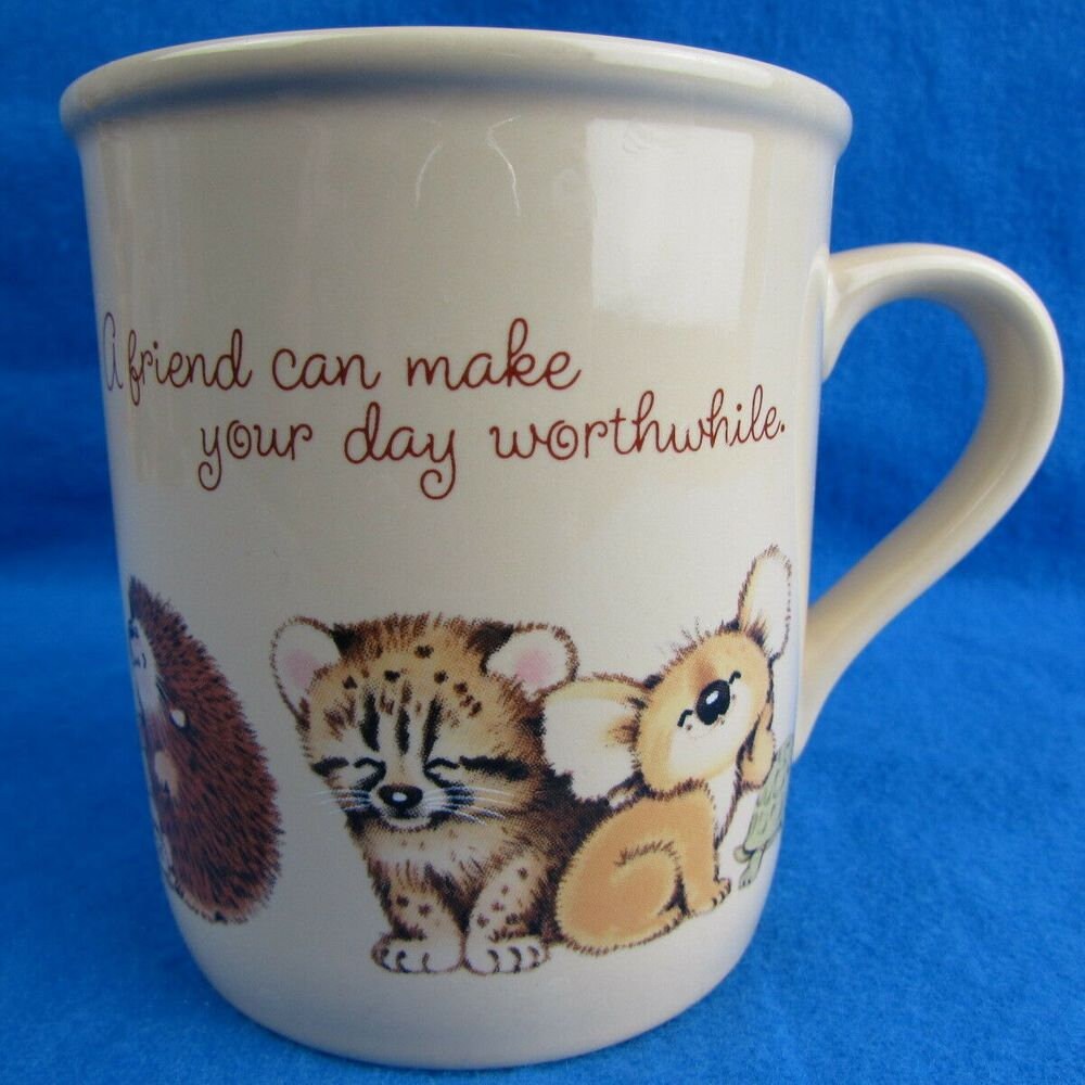 Hallmark Mug Mates Cute Baby Animal Friend Smile Coffee Cup - Etsy