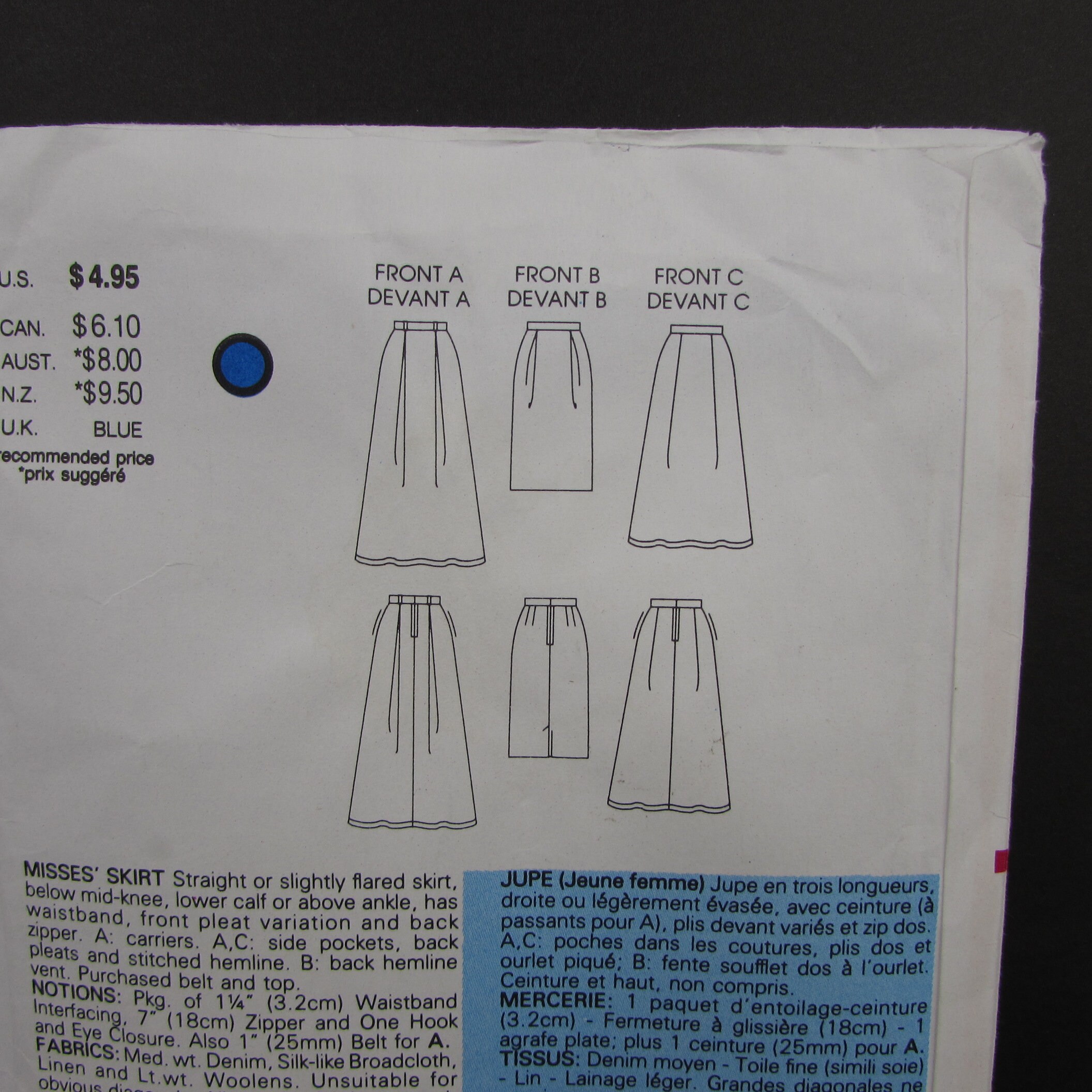 Vogue Skirt 14 16 18 Maxi Midi Straight Flared Very Easy Very Vogue ...