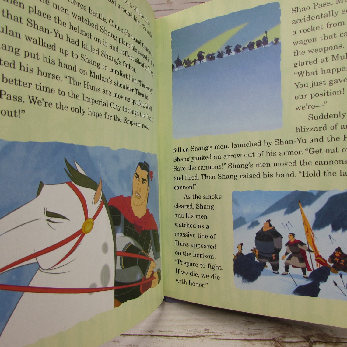 Disneys Mulan Read and Sing Along Book Only 1998 Full Color - Etsy UK