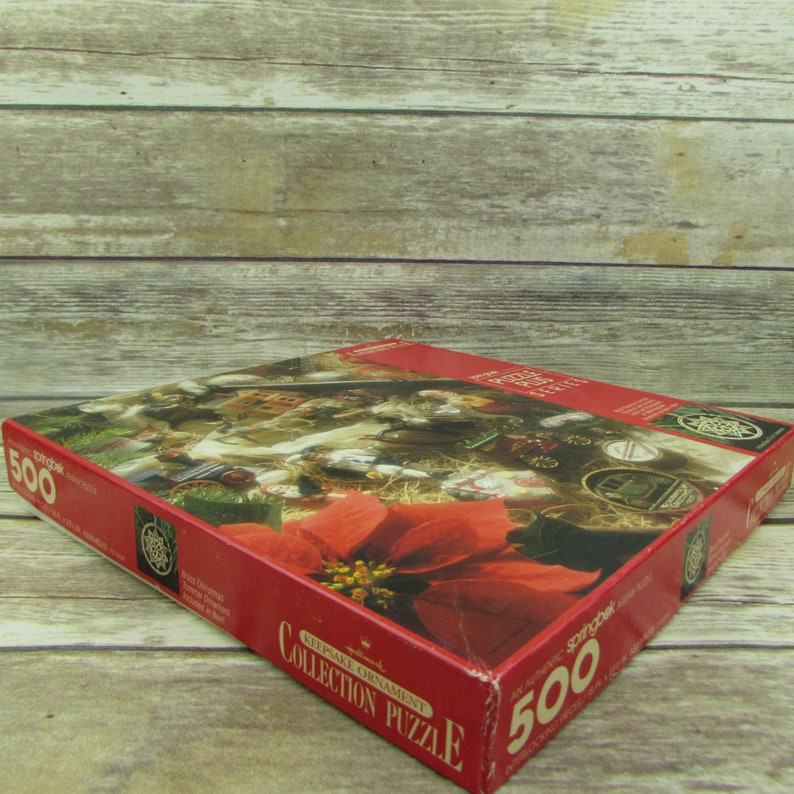 Vintage Springbok Hallmark Keepsake Ornament Collection Puzzle ...