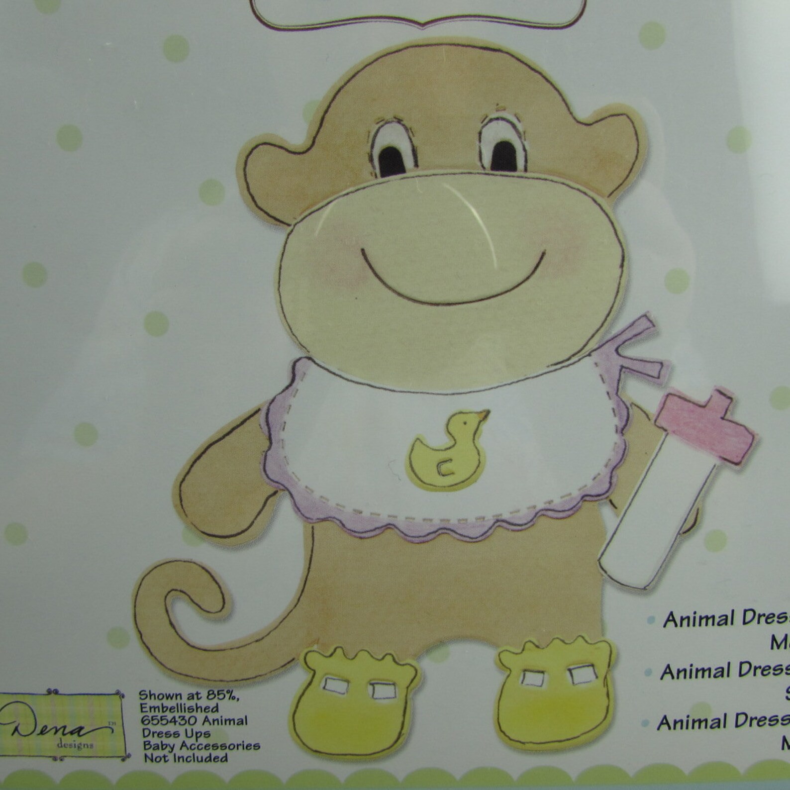 Sizzix Bigz Die Monkey Animal Dress Ups 655438 Dena Designs - Etsy