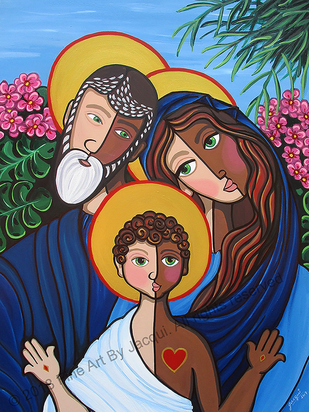 The Holy Family prints - Etsy