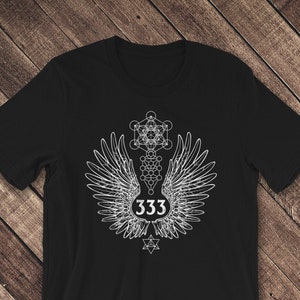 Angel Number 333 Sacred Geometry Unisex T-shirt - Etsy
