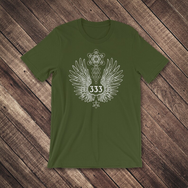 Angel Number 333 Sacred Geometry Unisex T-shirt - Etsy