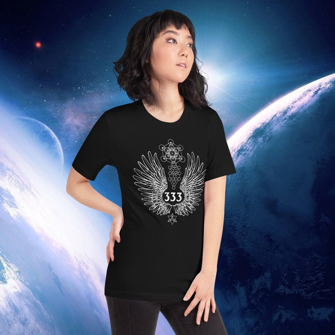 Angel Number 333 Sacred Geometry Unisex T-shirt - Etsy