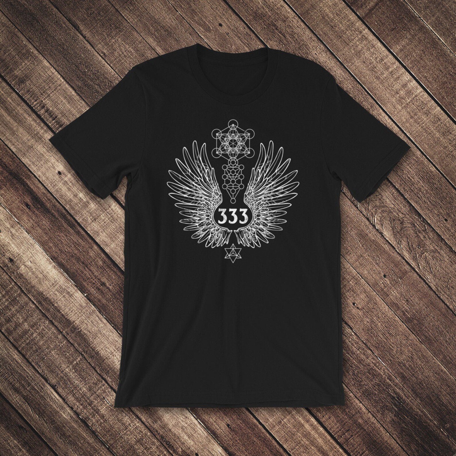 Angel Number 333 Sacred Geometry Unisex T-shirt - Etsy