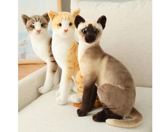 Realistic Toy Cat | Etsy