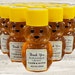 25 Pure Raw Custom Mini Honey Bears, Choose Your Honey, Wedding, Bridal ...