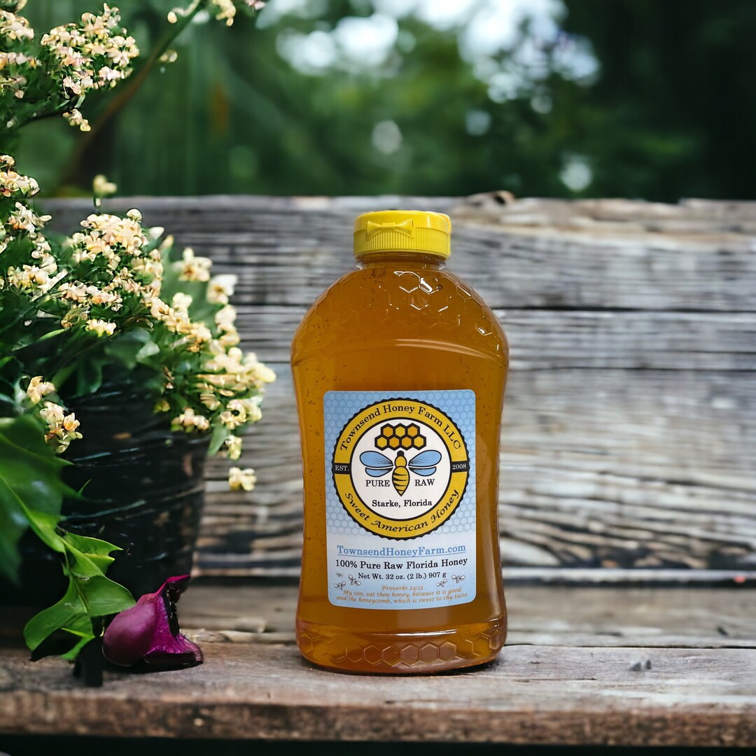 1 Lb (16oz) FL Brazilian Peppertree Honey, Pure Raw Honey, Direct From ...