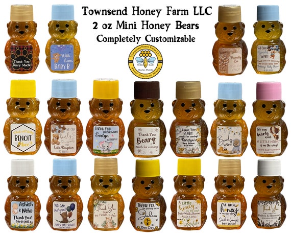 Honey 15 Mini Honey Bears Custom Honey Bears Pure Raw FL - Etsy